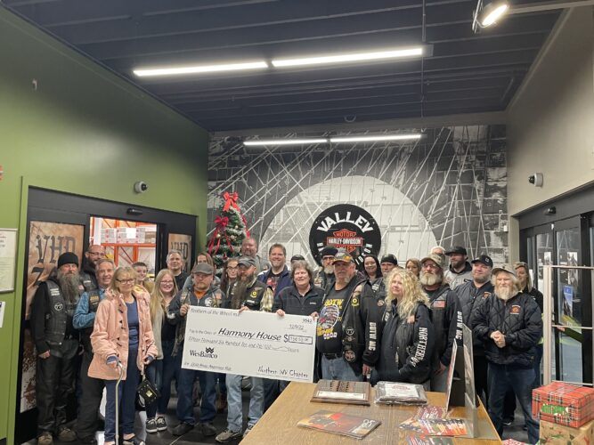 Brothers of the Wheel Motorcycle Club Supports Harmony House | News ...